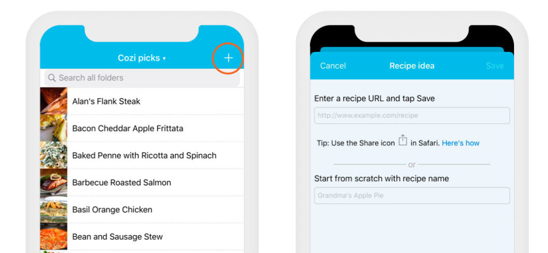Meal Planning from your Cozi Mobile App | Cozi Family Organizer