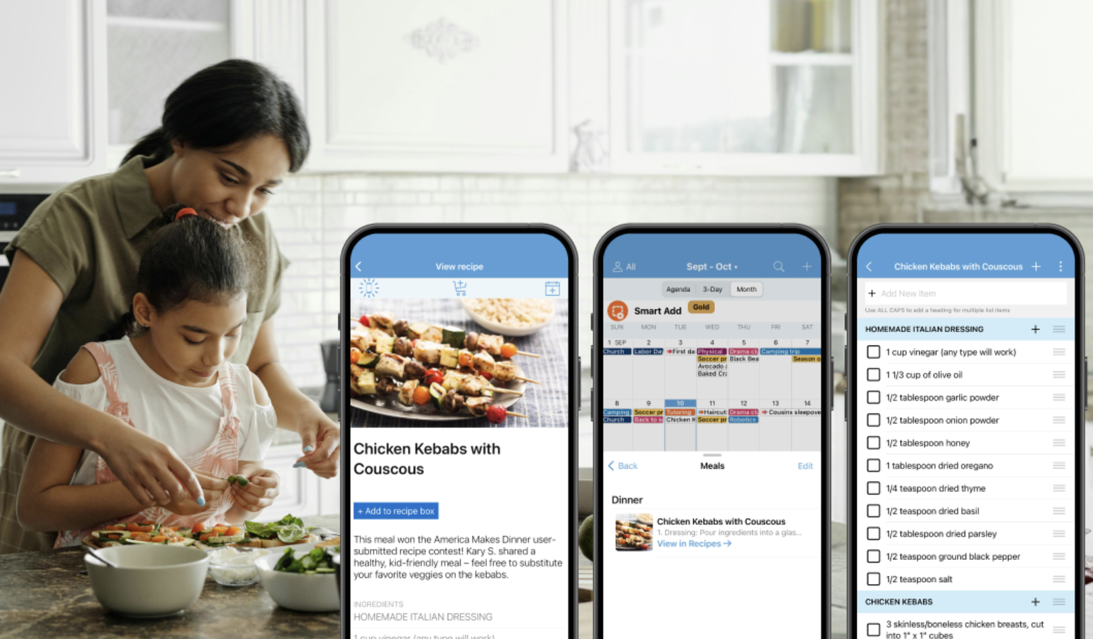 How to Add Recipes & Shopping Lists for Meal Planning